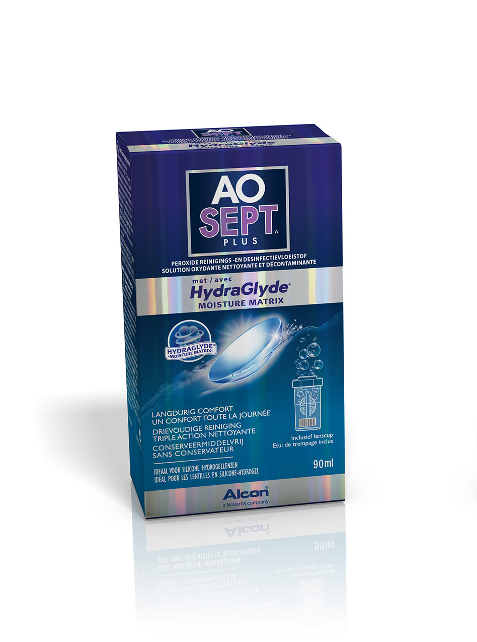 Aosept Plus HydraGlyde 90ml – Lensfactory B2B